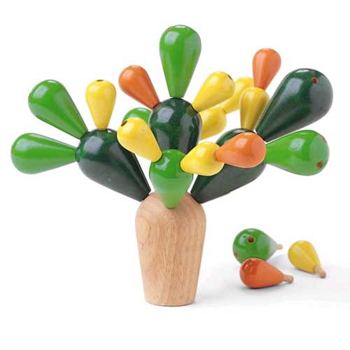 Plan toys balanceerspel cactus 4101 | ilovespeelgoed