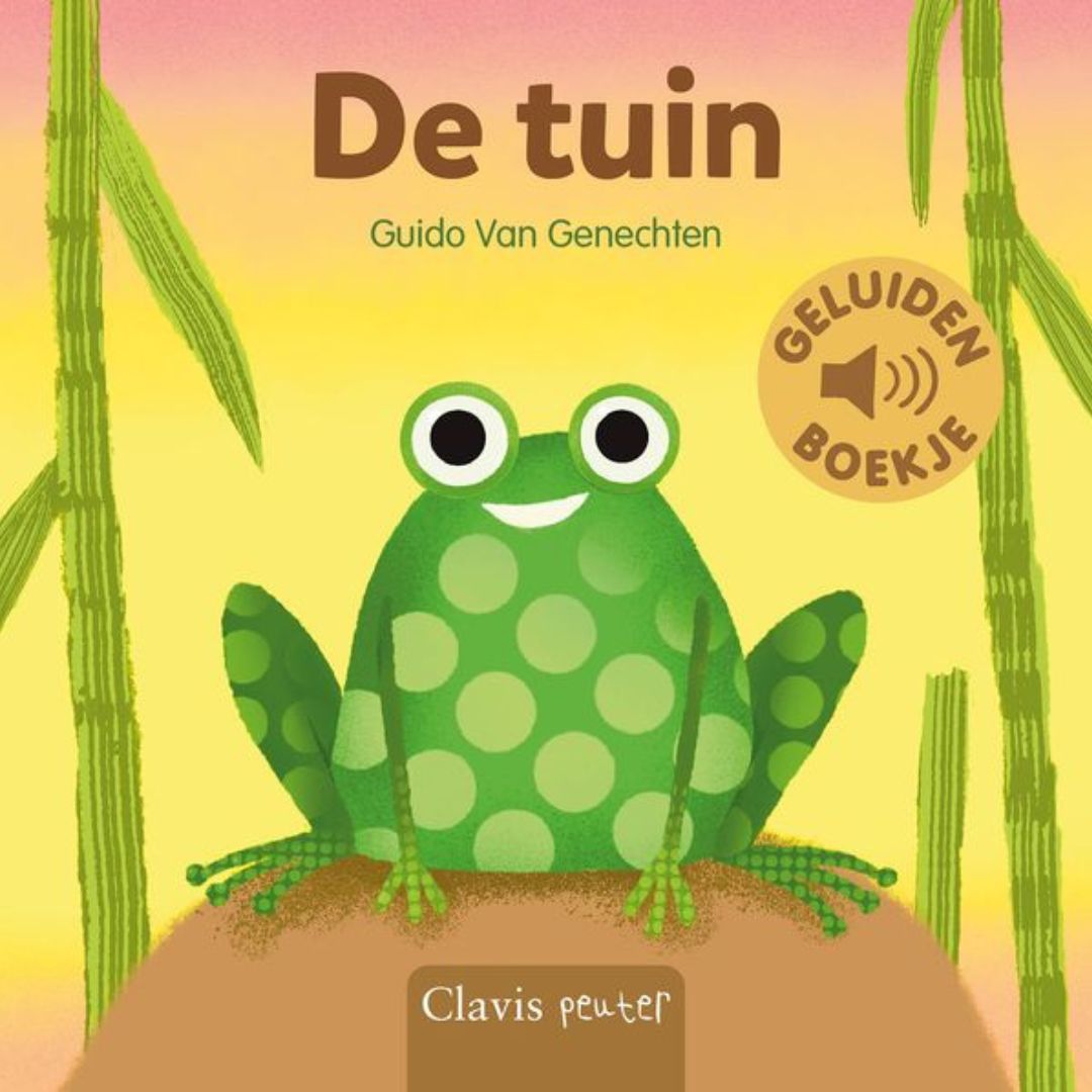 Uitgeverij clavis geluidenboekje de tuin | ilovespeelgoed