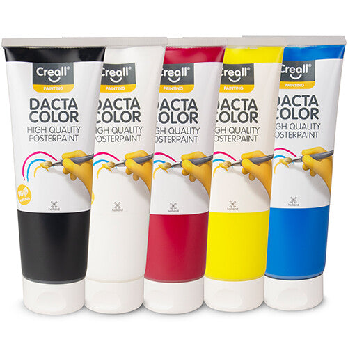 Creall natuurlijke plakkaatverf dacta color - 5x250ml | ilovespeelgoed