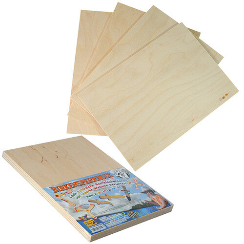 Kids at work A4 multiplex planken (4st) | ilovespeelgoed