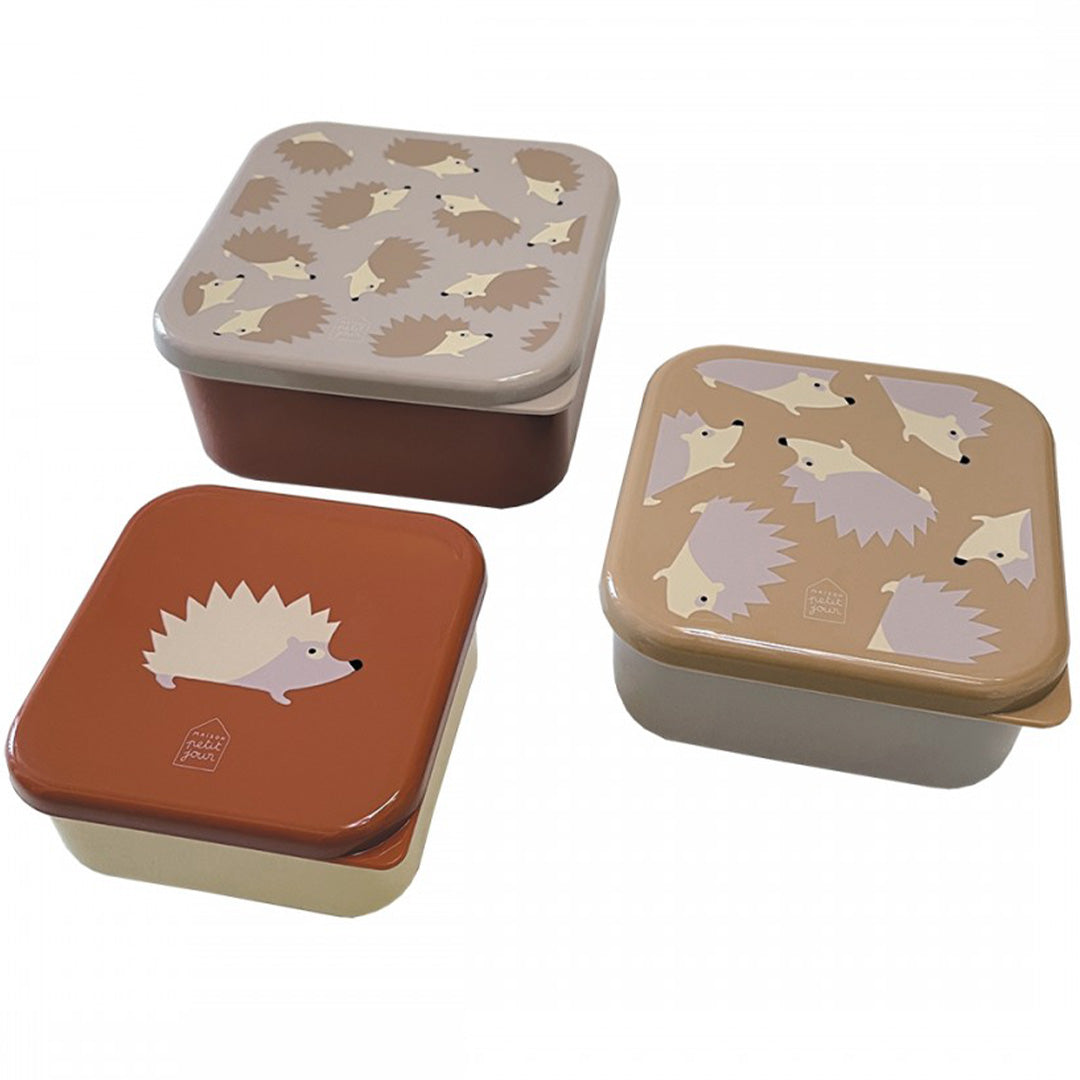 maison petit jour snackdoosjes egel - 3st | ilovespeelgoed