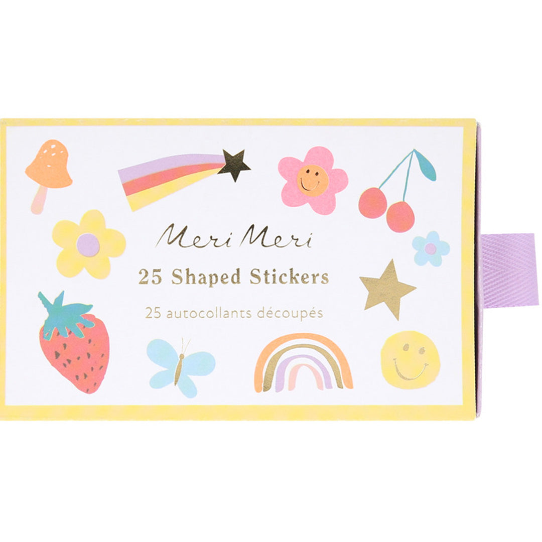 Meri meri stickers happy icon - 25st | ilovespeelgoed