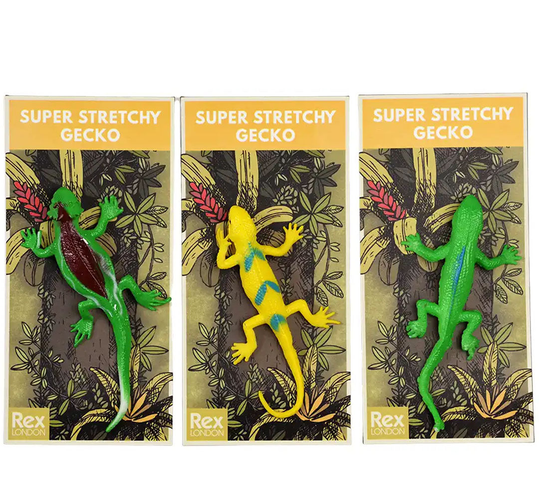 Rex london stretchy gecko - assorti | ilovespeelgoed